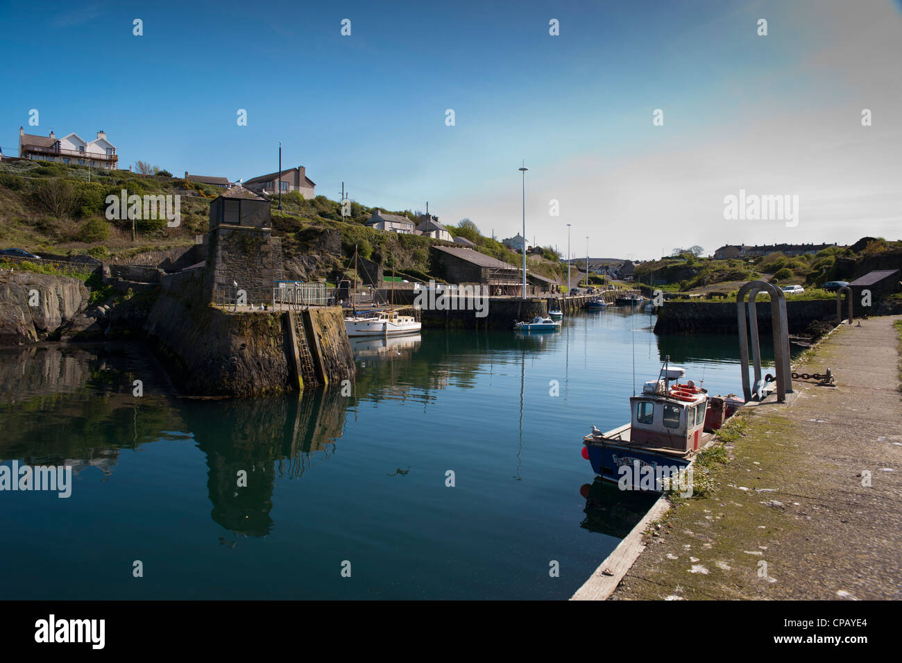Amlwch Port Amlwch Anglesey North Wales Uk Stock Photo - Alamy