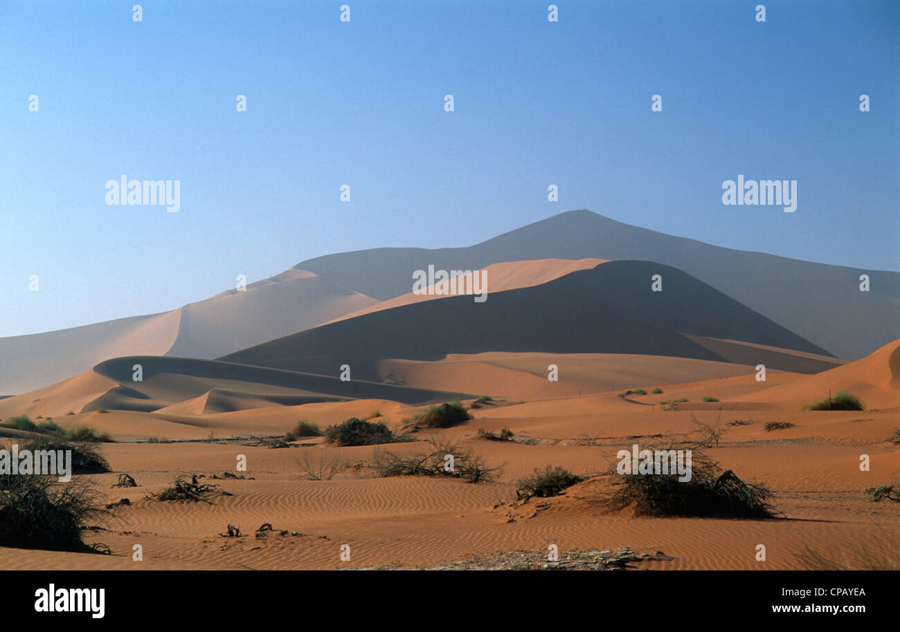 Namibia, Namib Desert, Sossusvlei, sand dunes Stock Photo - Alamy