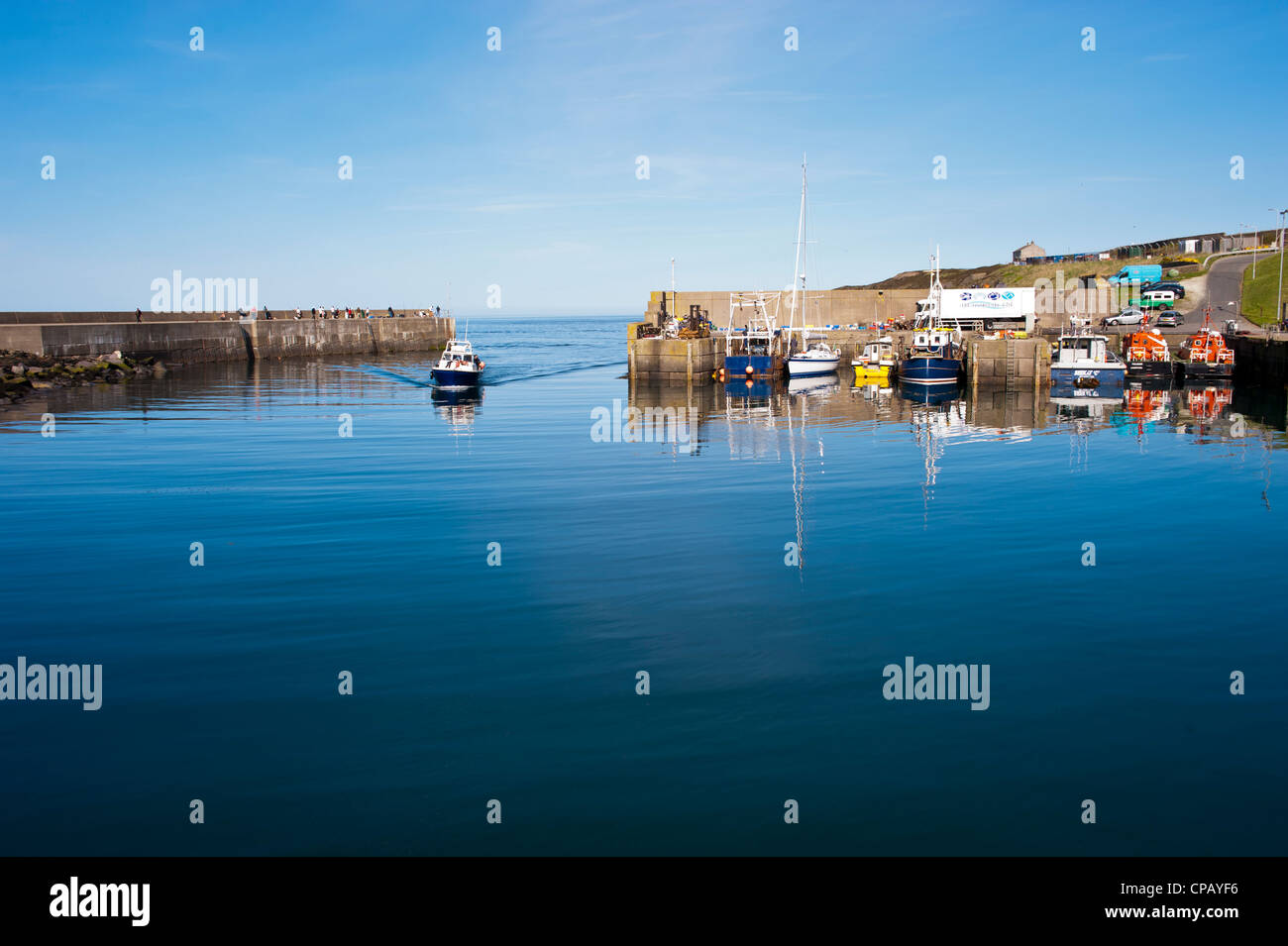 Amlwch Port Amlwch Anglesey North Wales Uk Stock Photo - Alamy