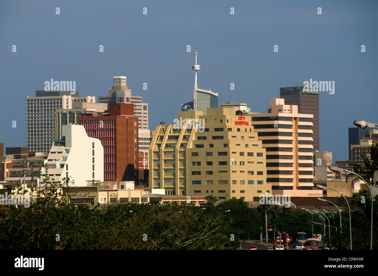 South Africa, KwaZulu/Natal, Durban, skyline Stock Photo - Alamy