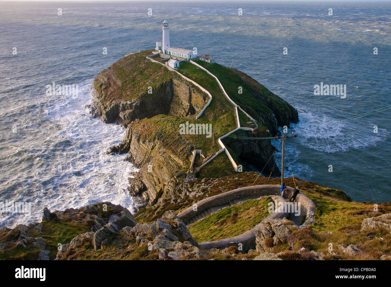 South Stack Holyhead Anglesey North Wales Uk Stock Photo - Alamy