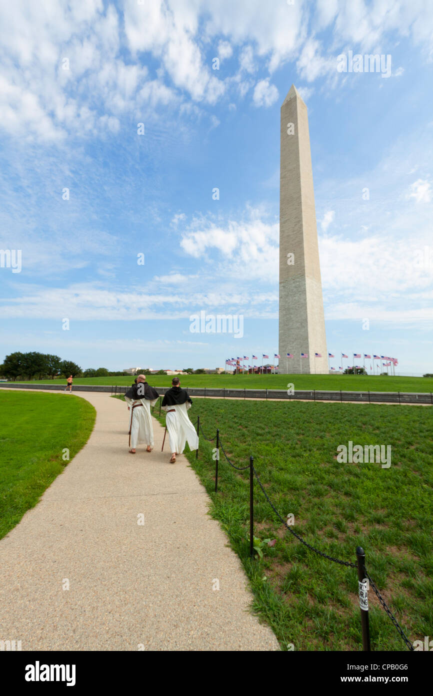 Washington Monument in the National Mall, Washington, DC Stock Photo ...