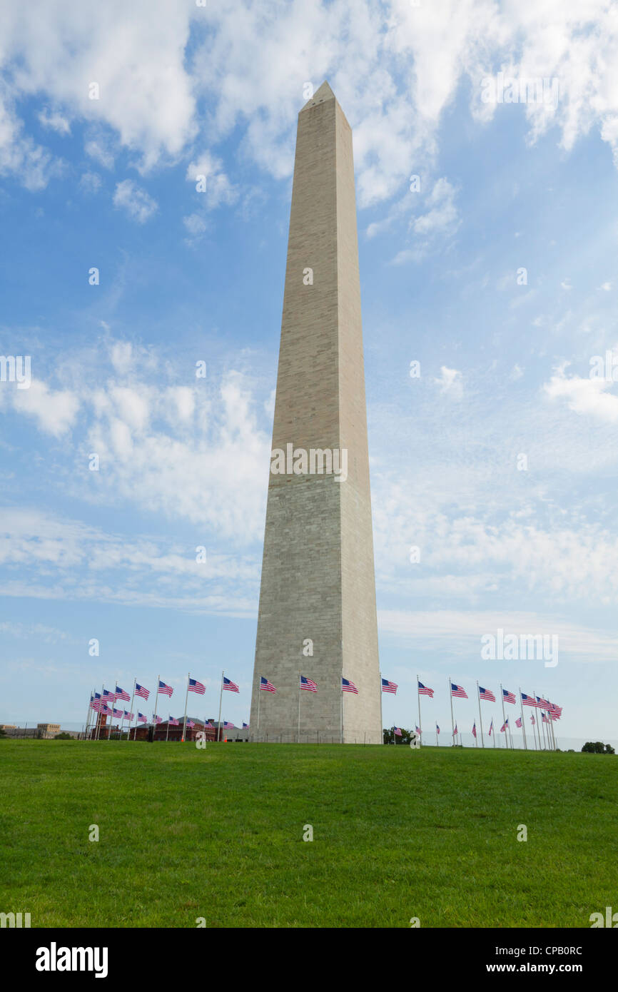 Washington Monument in the National Mall, Washington, DC Stock Photo ...