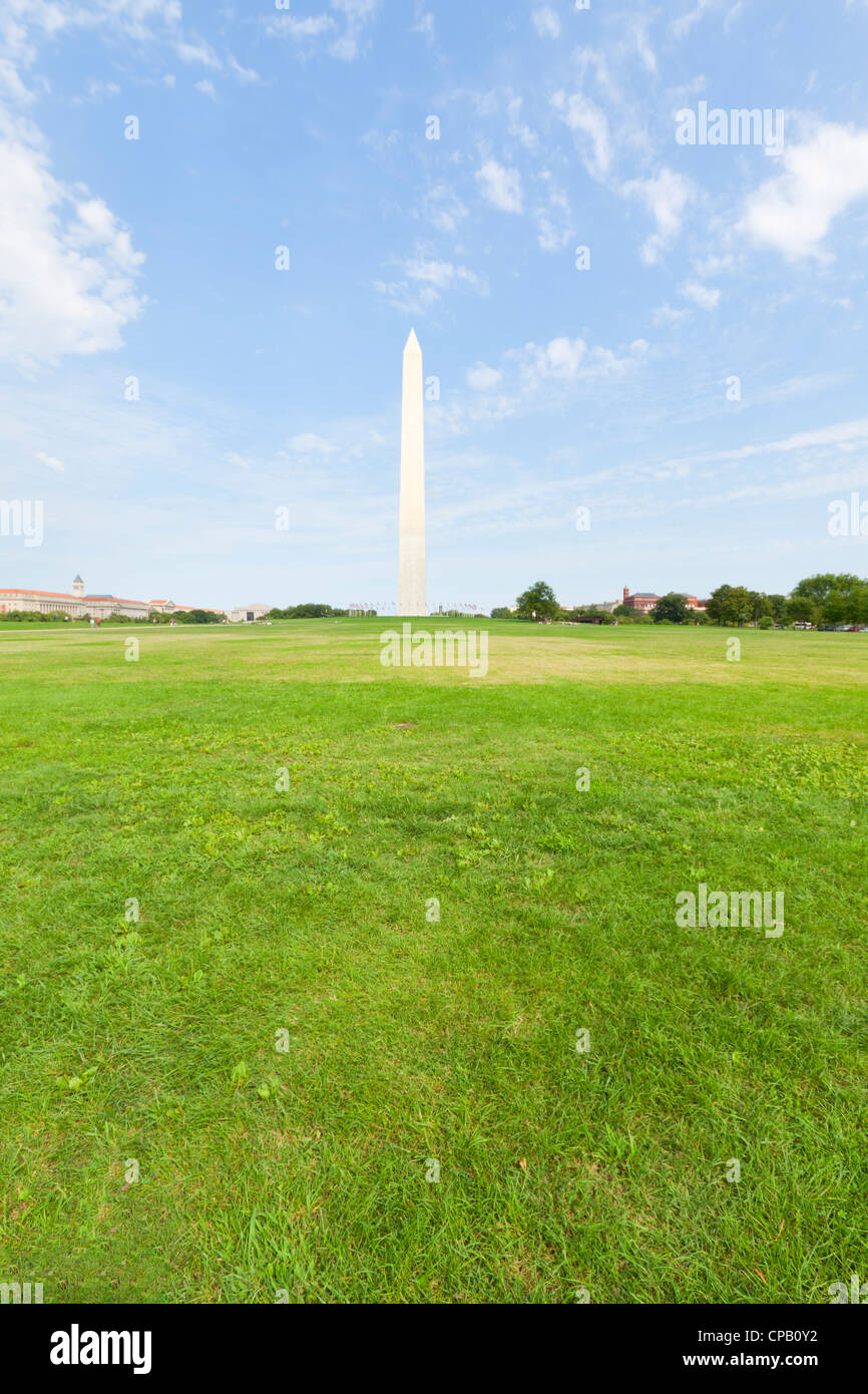 Washington Monument in the National Mall, Washington, DC Stock Photo ...