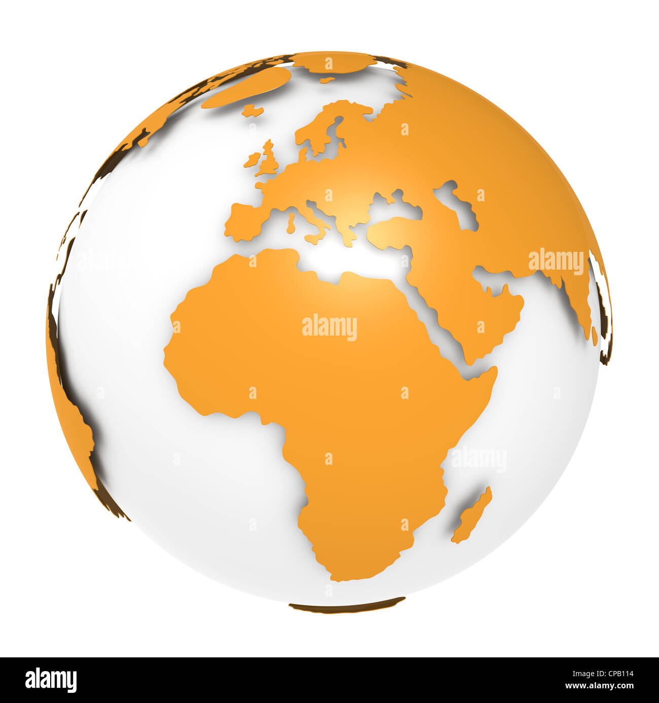 Orange earth Cut Out Stock Images & Pictures - Alamy