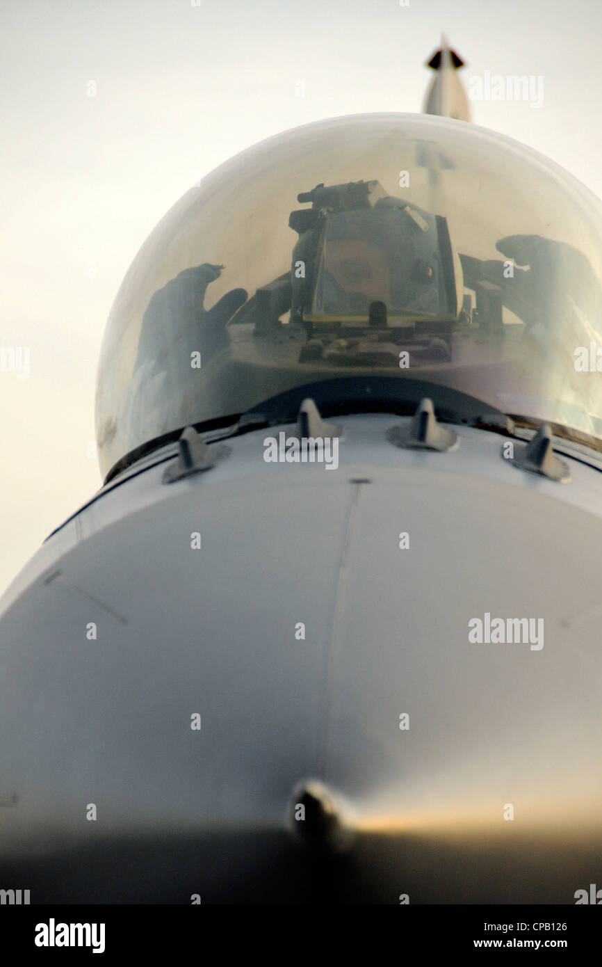 Captain John Sparks, a fighter pilot assigned to the 157th ...