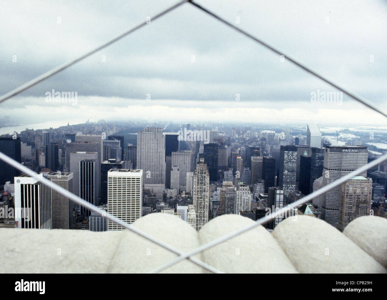 New York city skyline, photo taken from Empire State Building, August ...