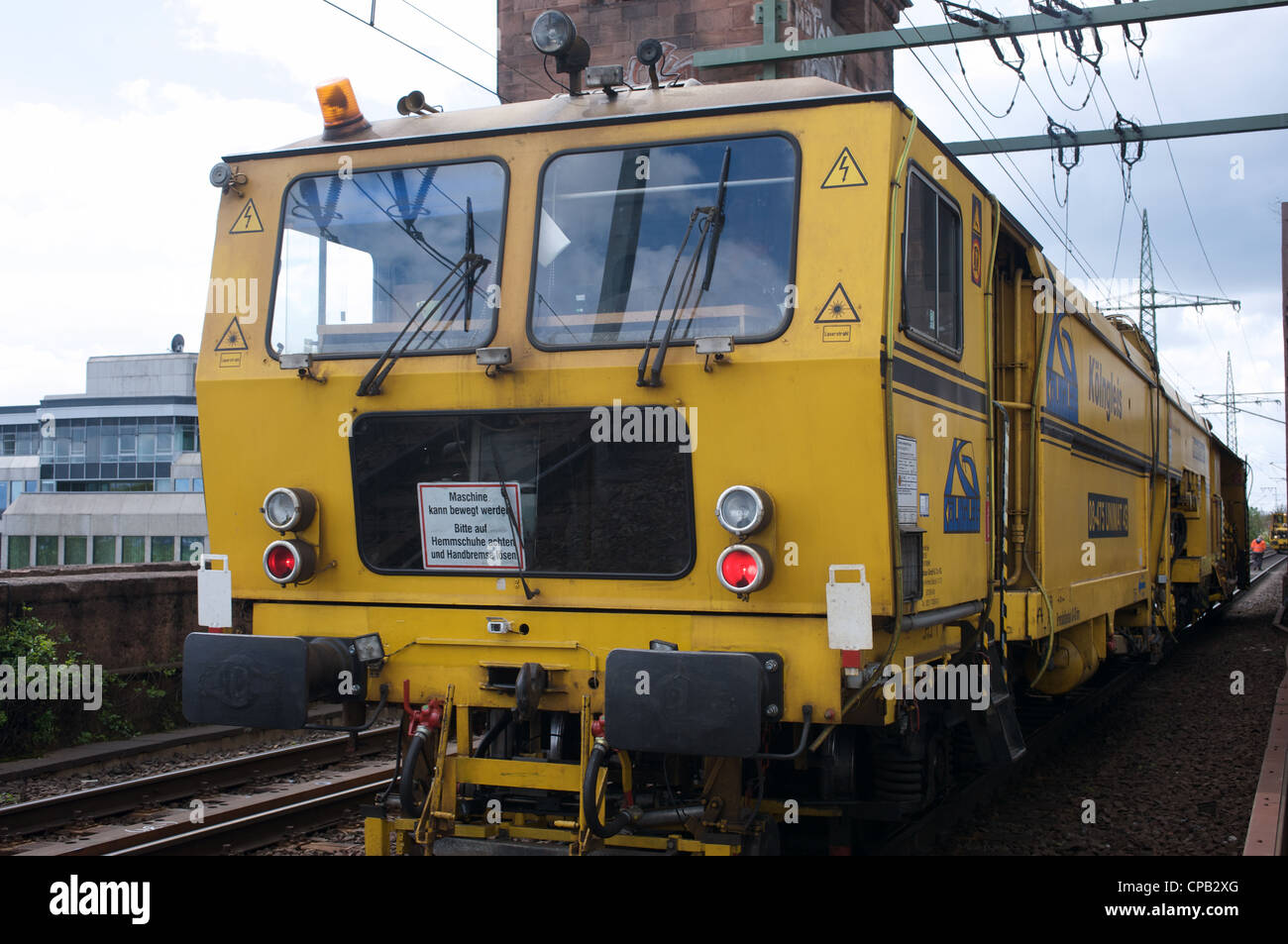 Engineering train Cologne Germany Stock Photo - Alamy