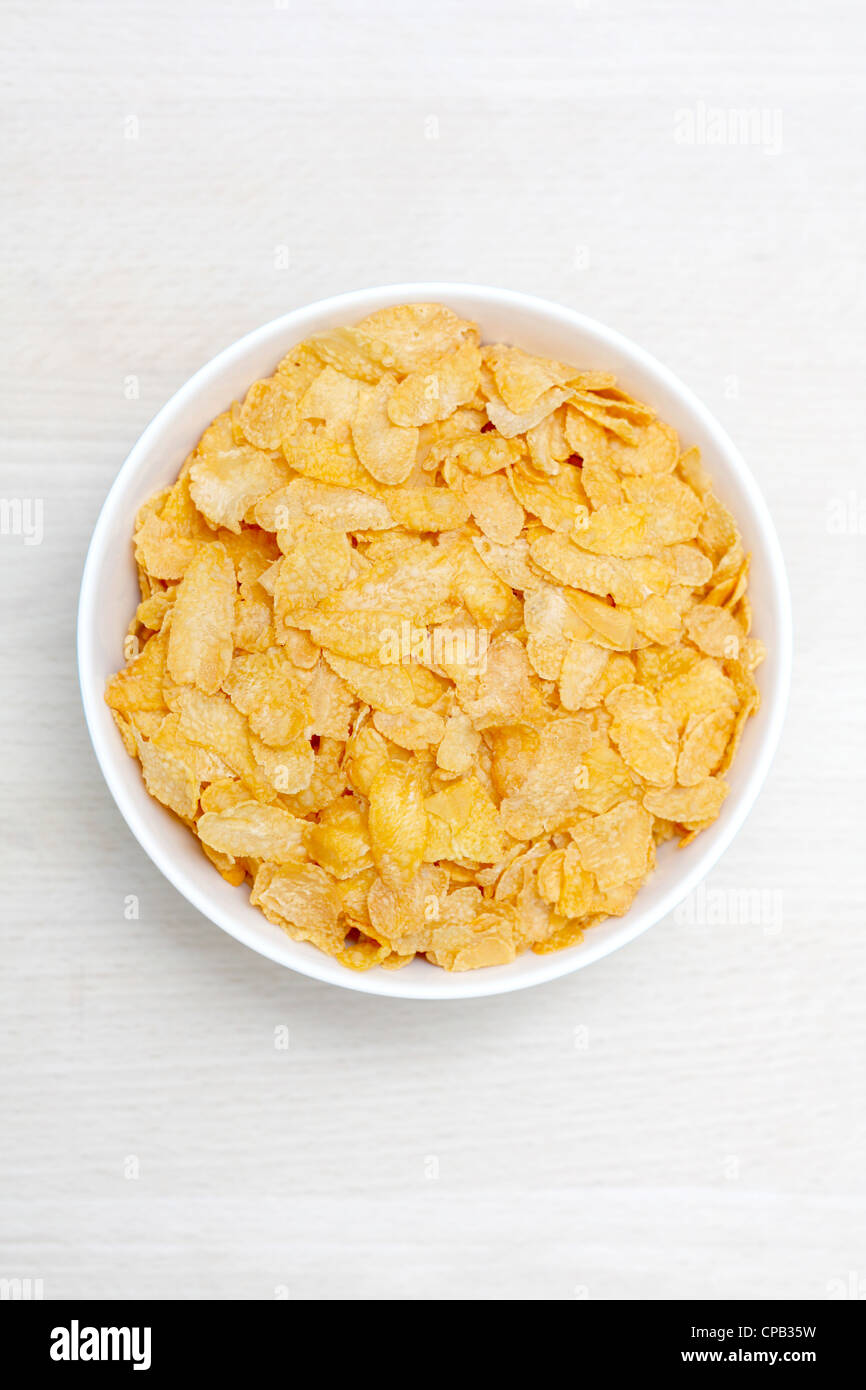 A bowl of corn flakes Stock Photo - Alamy