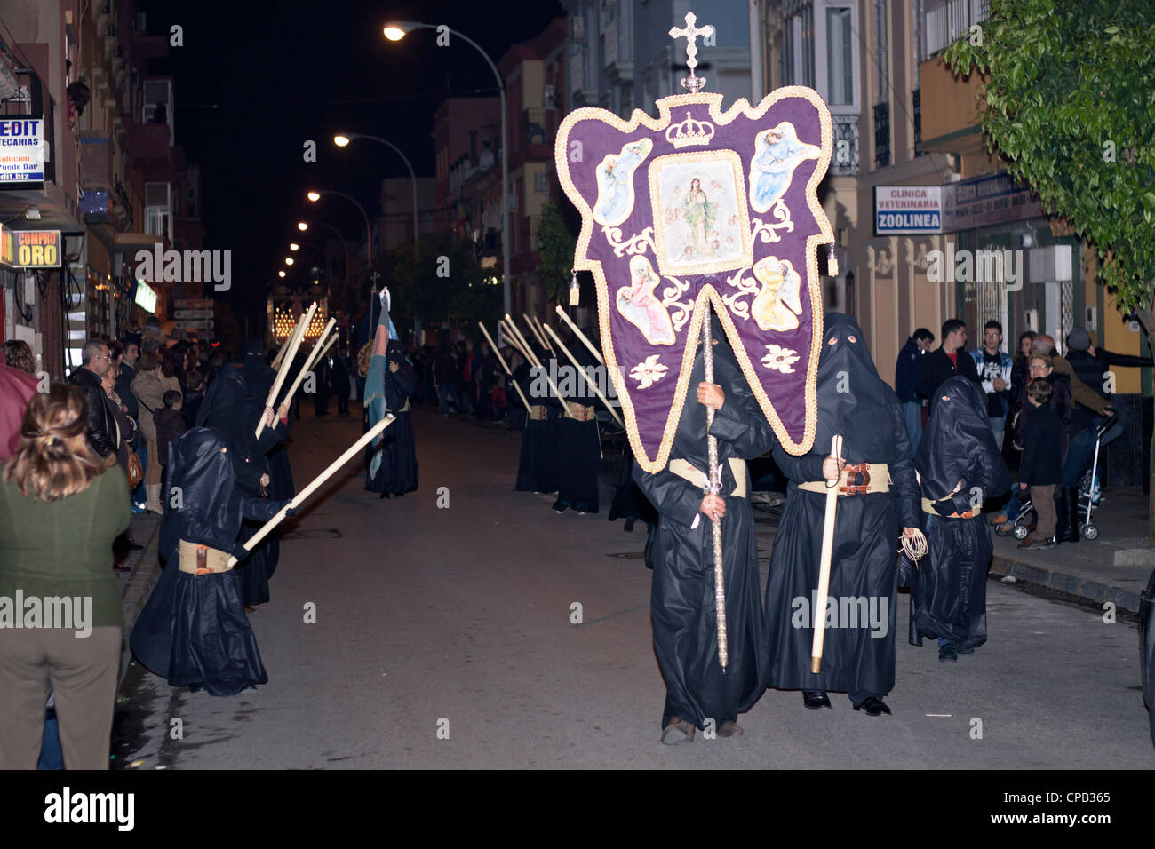 Semana Santa, traditional Spanish Holy Week religious procession, week ...