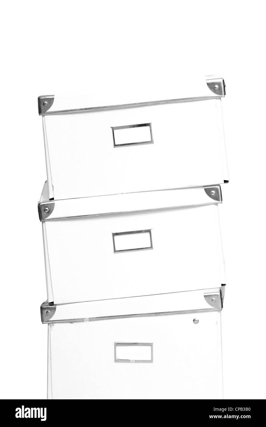 Archive box Black and White Stock Photos & Images - Alamy