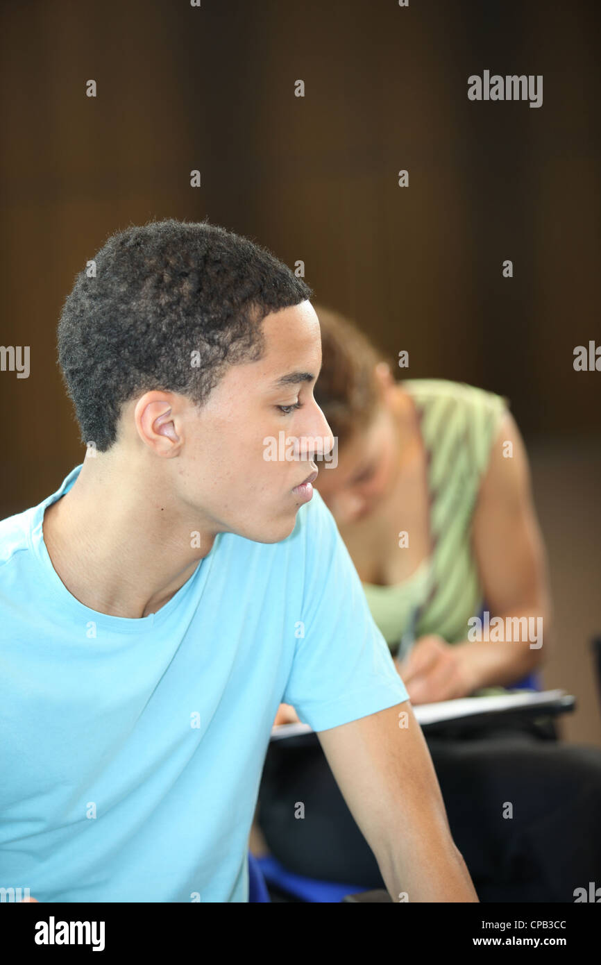 Students in examination Stock Photo - Alamy