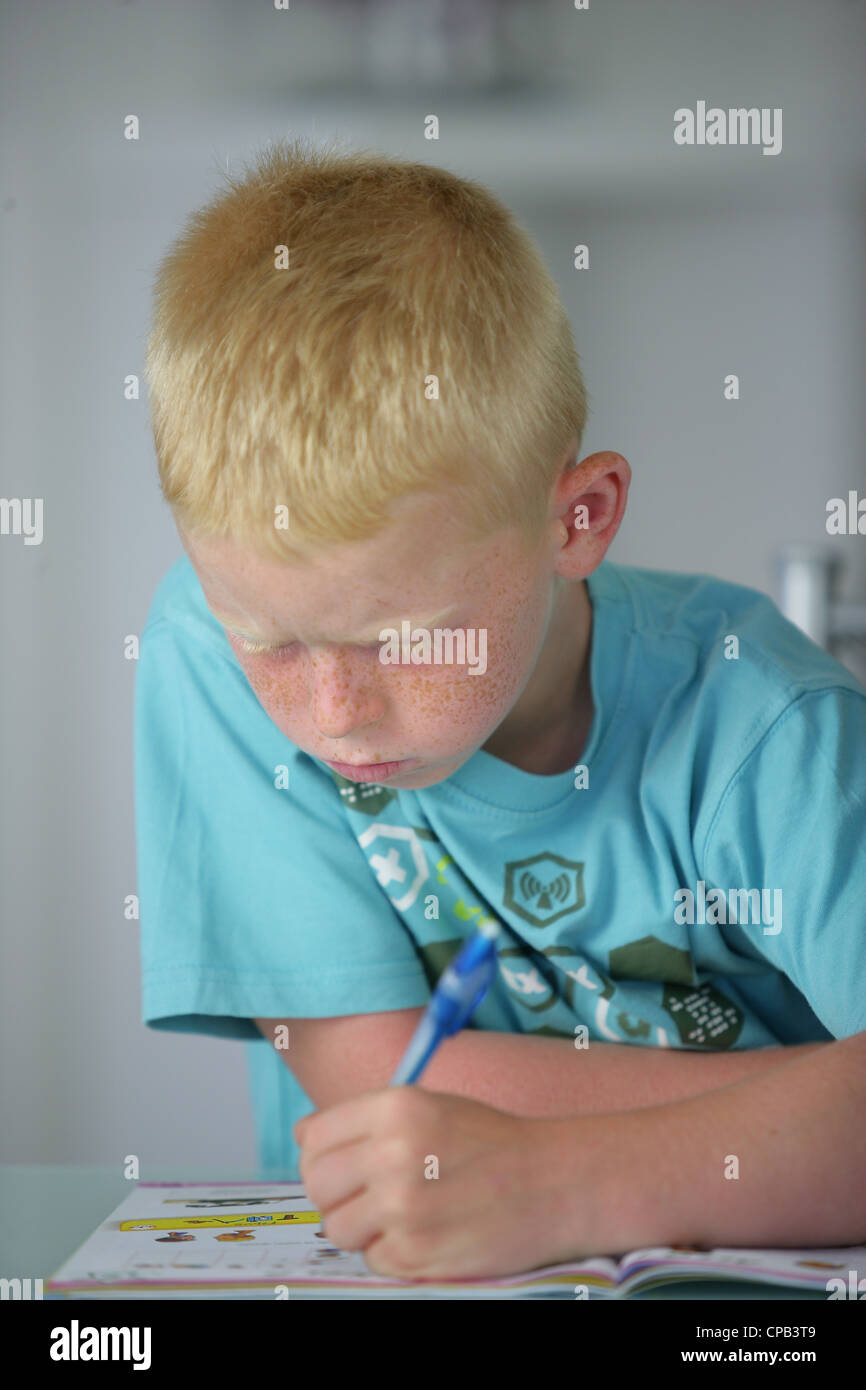 Well behaved little boy Stock Photo - Alamy