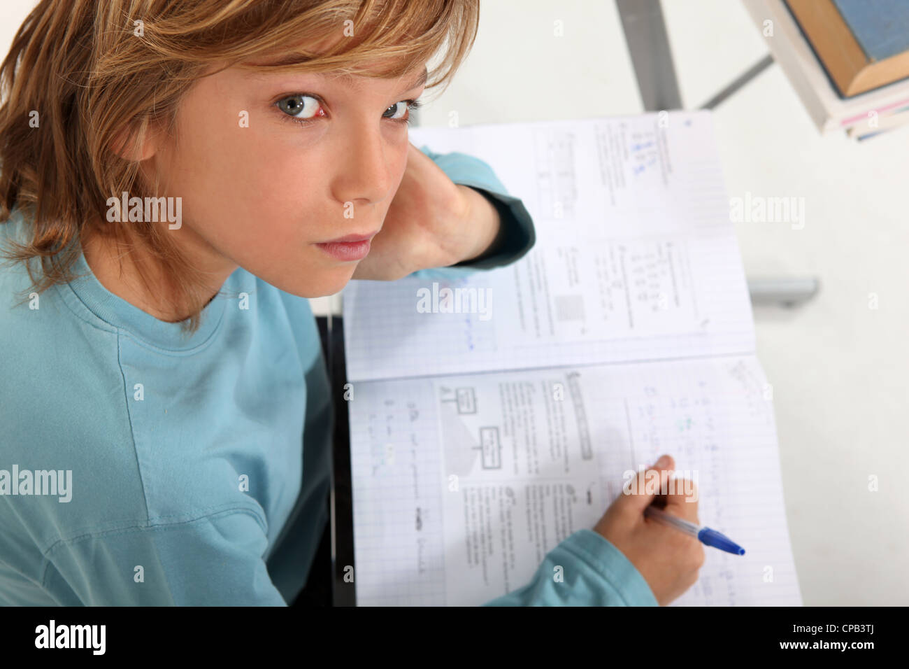 Children studying at school Stock Photo - Alamy