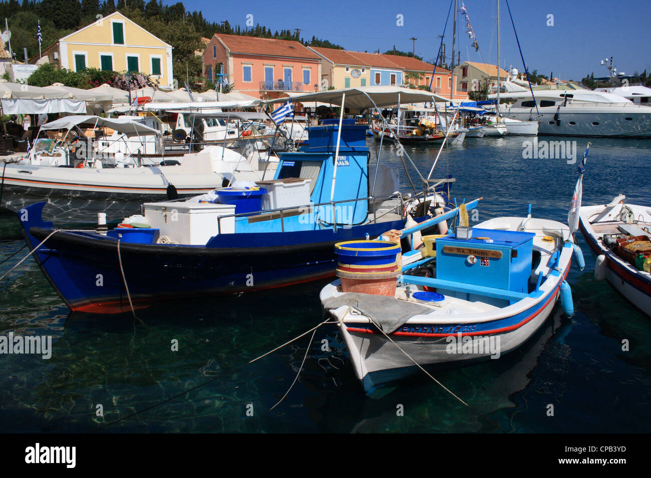fiskardo, kefalonia, greece, port, "ionian, islands Stock Photo - Alamy