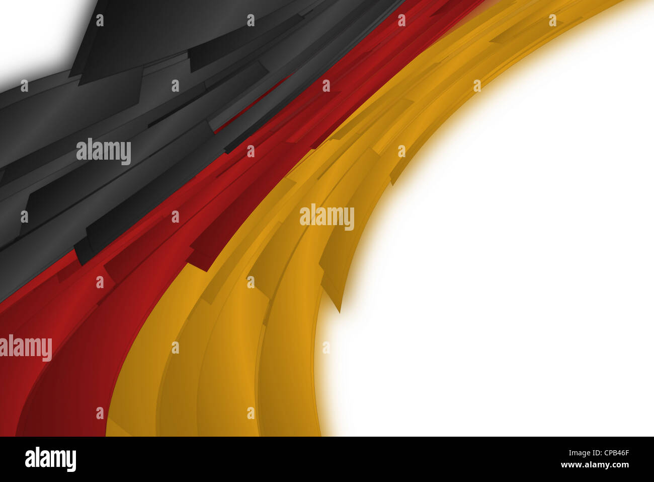 Illustrated German flag for sport events Stock Photo - Alamy