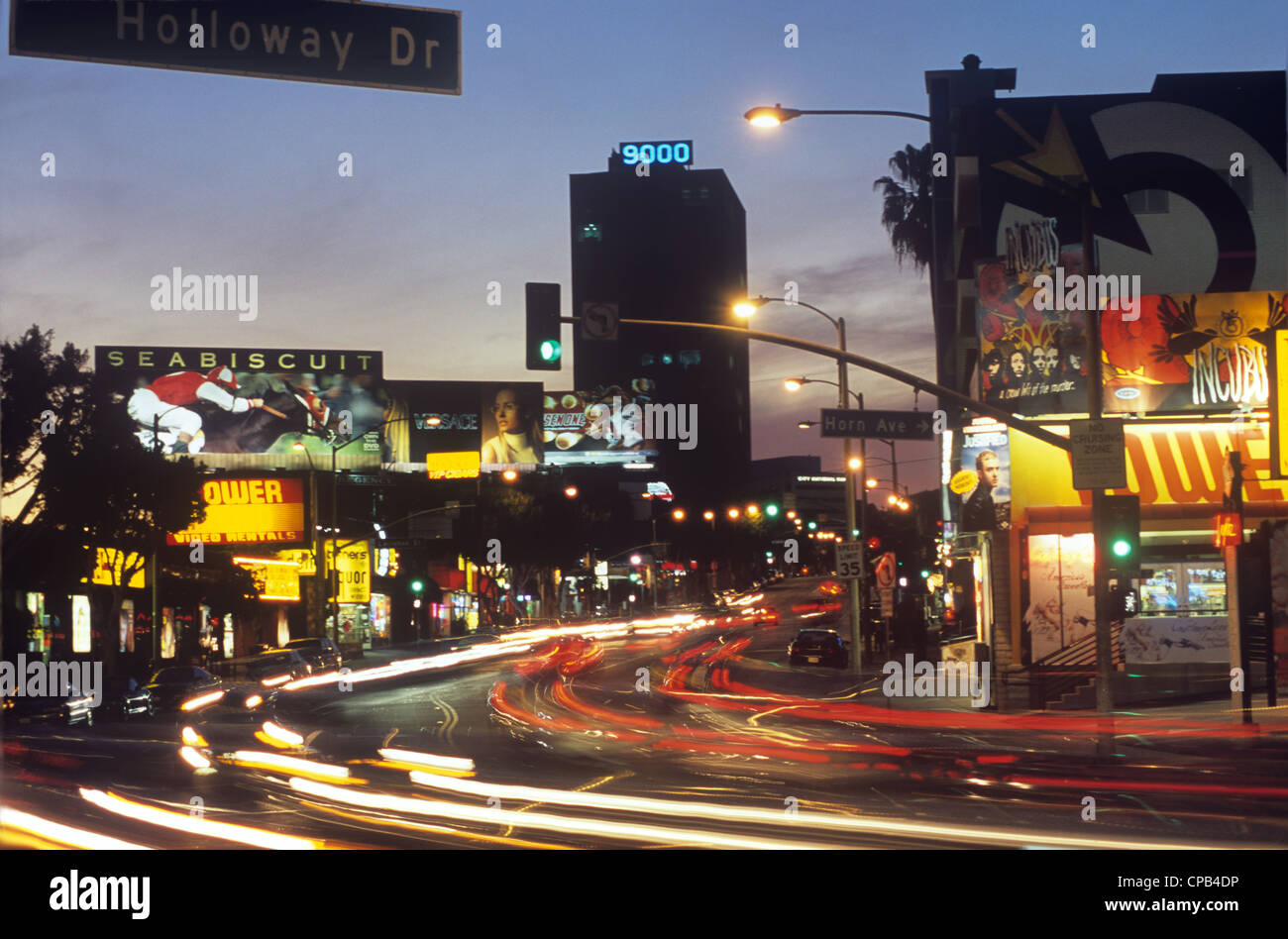 Vintage billboards sunset strip hi-res stock photography and images - Alamy