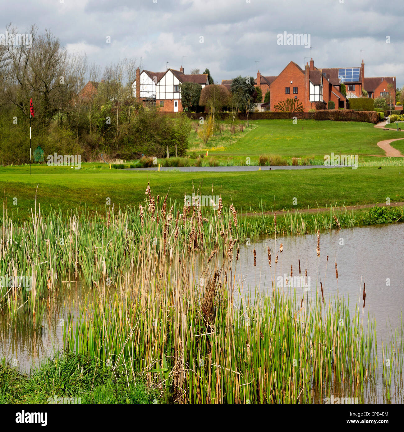 village with houses in countryside Stock Photo - Alamy