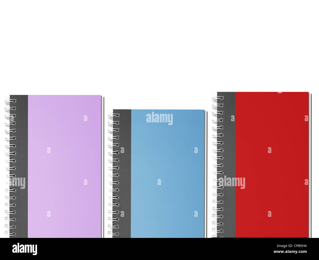 Small notebooks isolated on white Stock Photo - Alamy