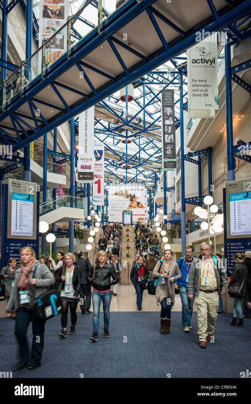 Conference delegates at the International Convention Centre (The ICC ...