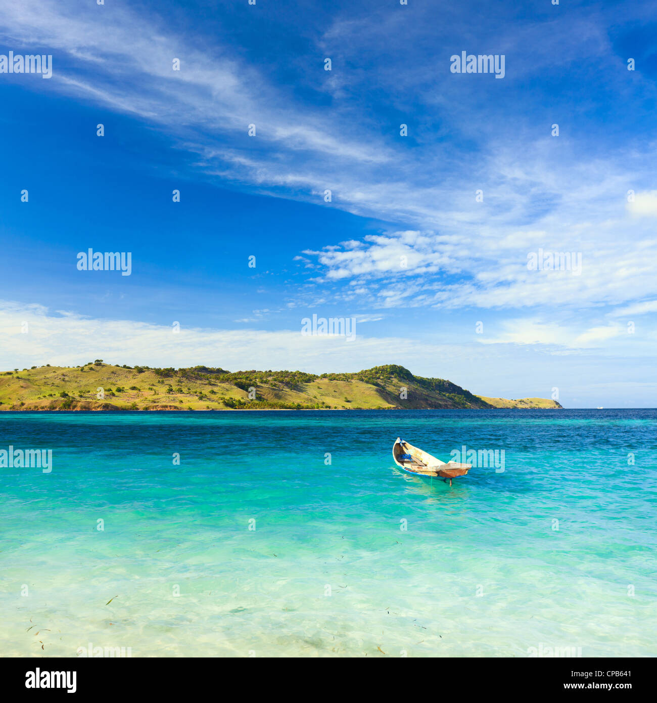 Landscape boat hi-res stock photography and images - Alamy