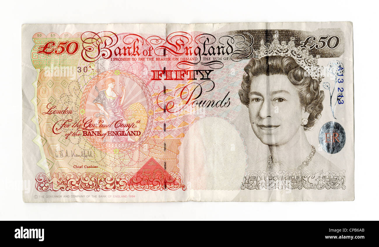 Fifty pound note hi-res stock photography and images - Alamy
