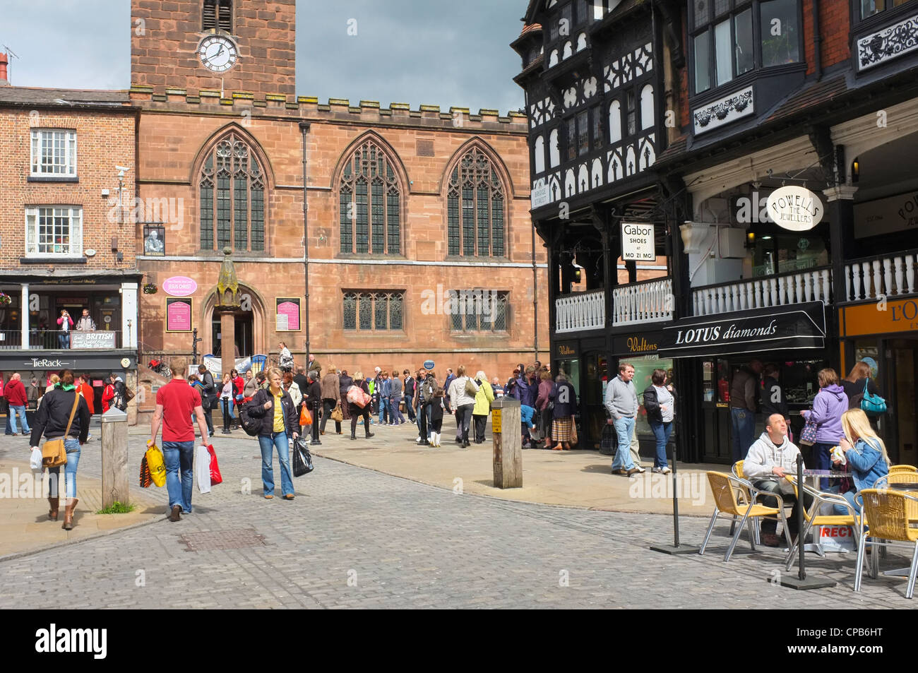Chester City Centre Stock Photo - Alamy