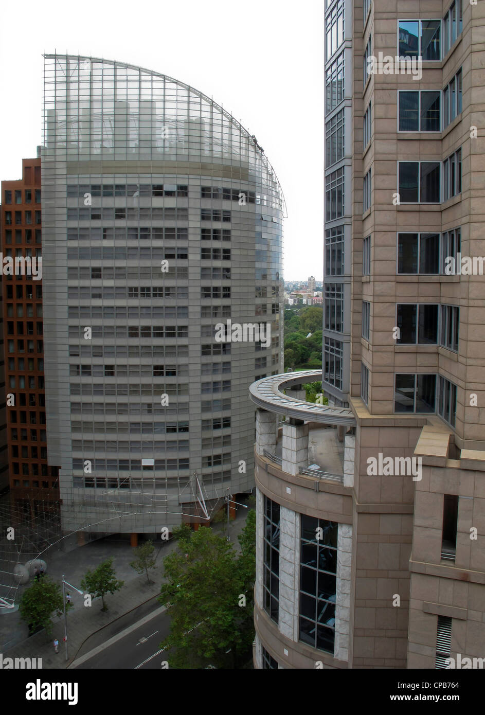 Office buildings in the central business district of Sydney, Australia ...