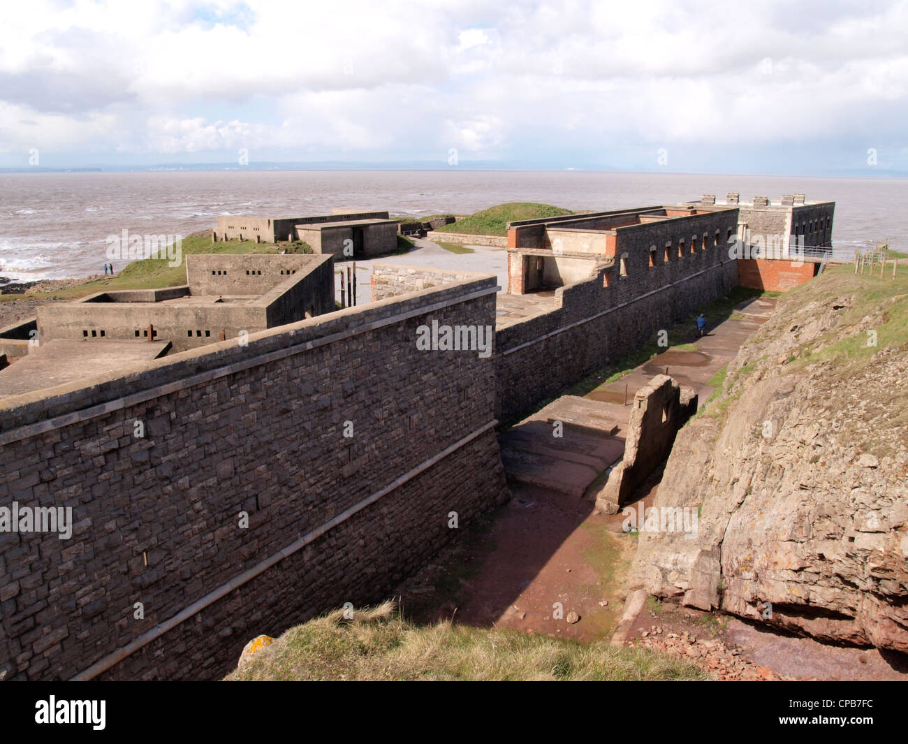 Brean Down Fort, Somerset, UK Stock Photo - Alamy