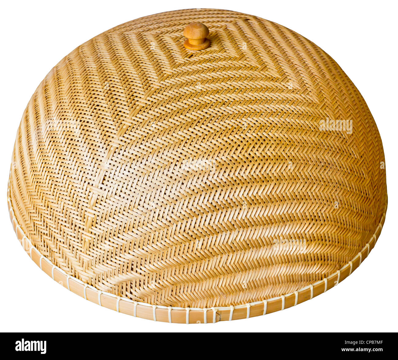 Thai style bamboo food cover Stock Photo - Alamy