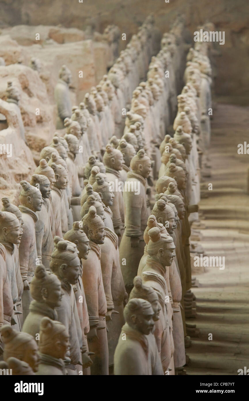 Terracotta Warriors Army Pit Number 1 High Resolution Stock Photography ...