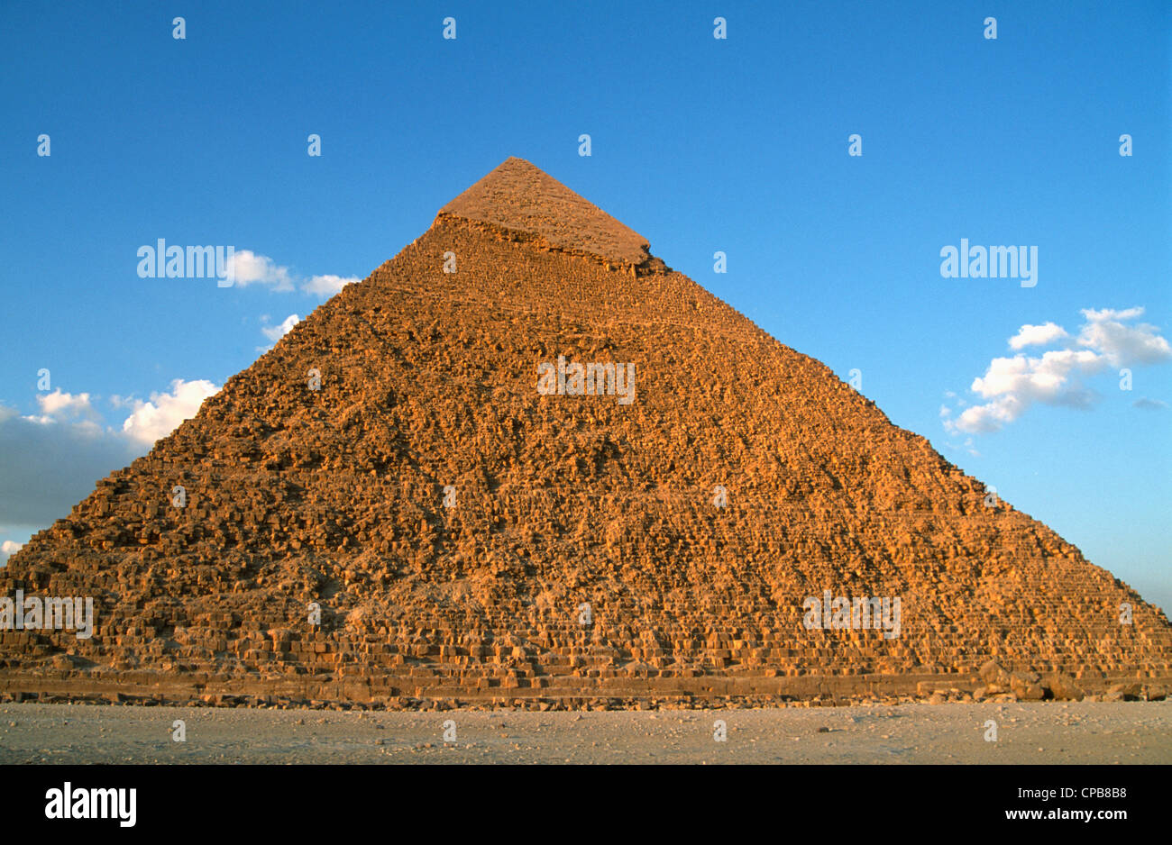 Egypt, Cairo, Giza, Pyramid of Chephren Stock Photo - Alamy
