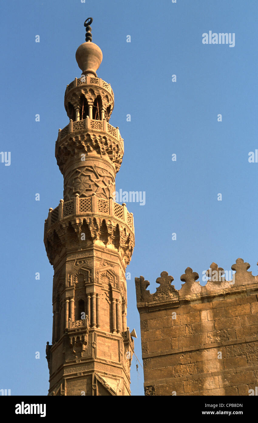 Egypt, Cairo, Northern Cemetery, Sultan Quaitbey Mausoleum Stock Photo ...