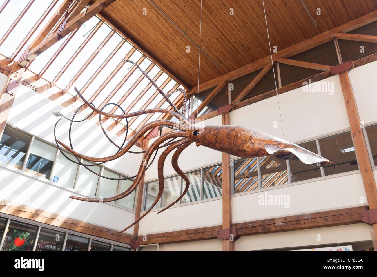 Giant Squid by Patrick Wickline, Pike Place, Seattle Stock Photo - Alamy