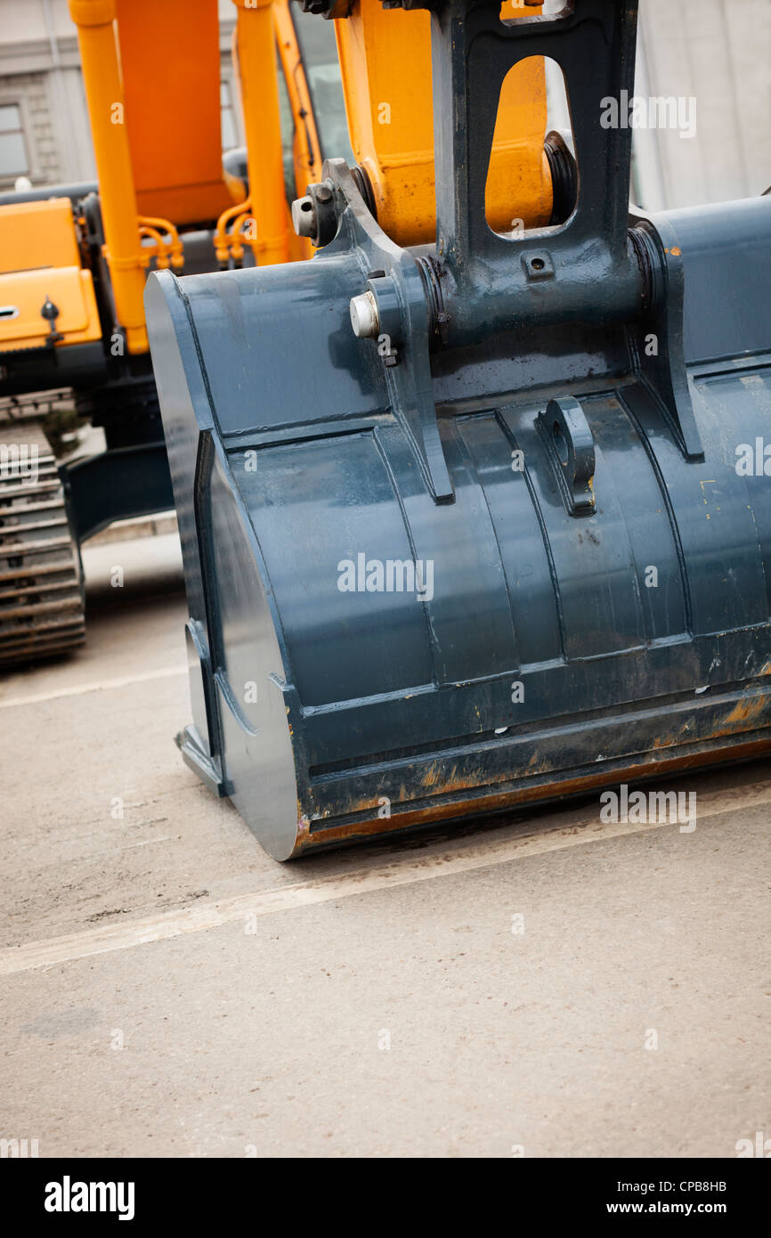 Large construction excavation machinery Stock Photo - Alamy