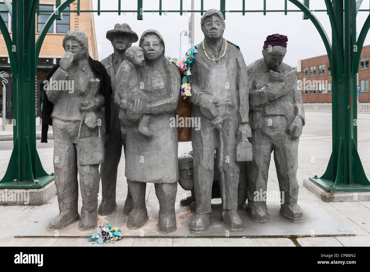 Waiting for the Interurban, Seattle Stock Photo - Alamy
