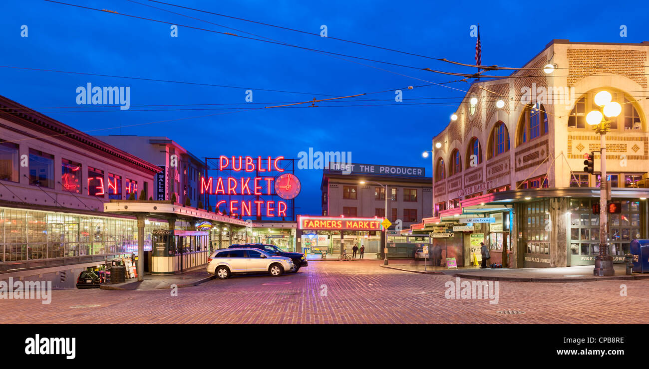 Seattle center market hi-res stock photography and images - Alamy