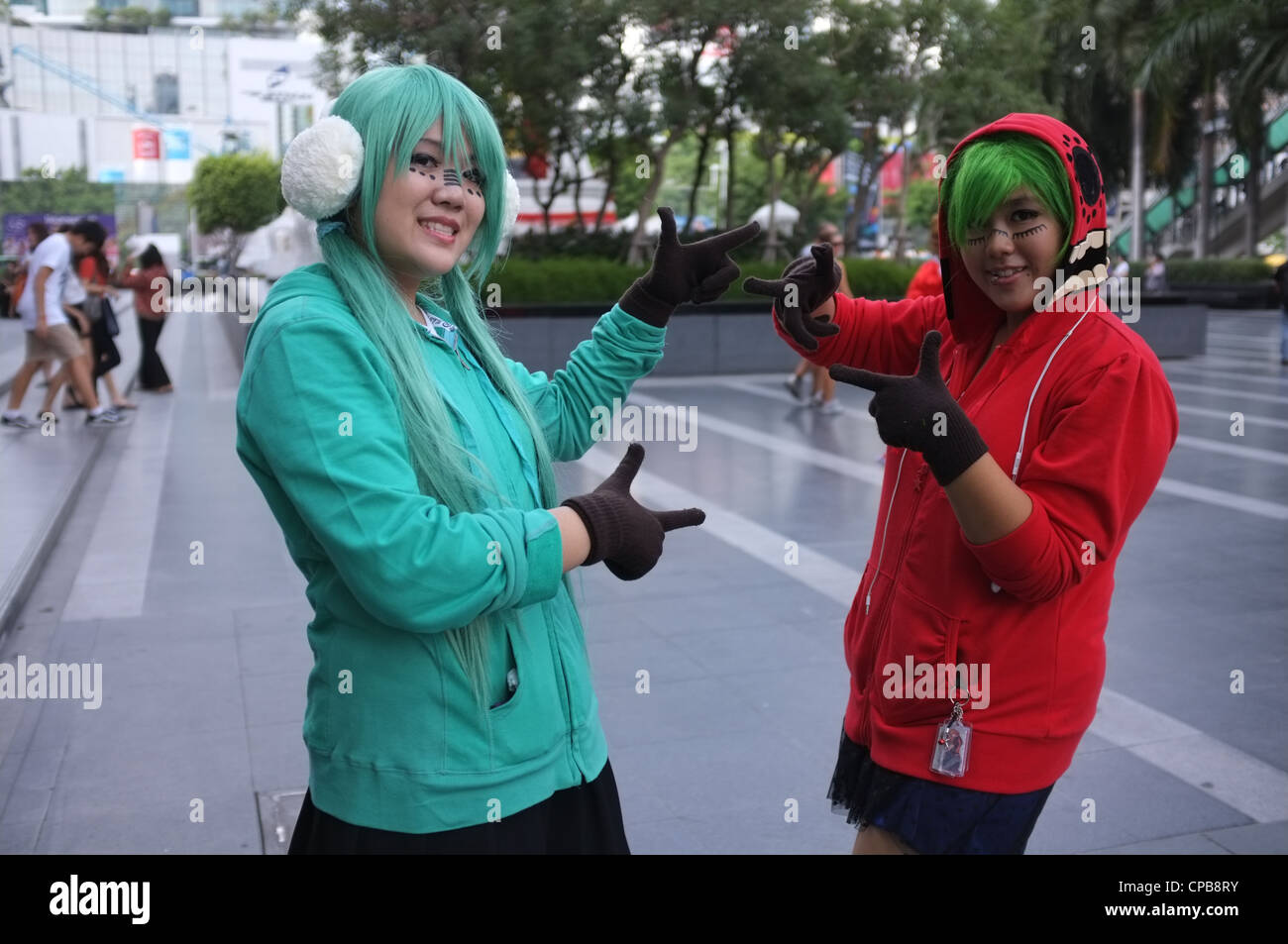 Two Thai Cosplay enthusiasts Stock Photo - Alamy