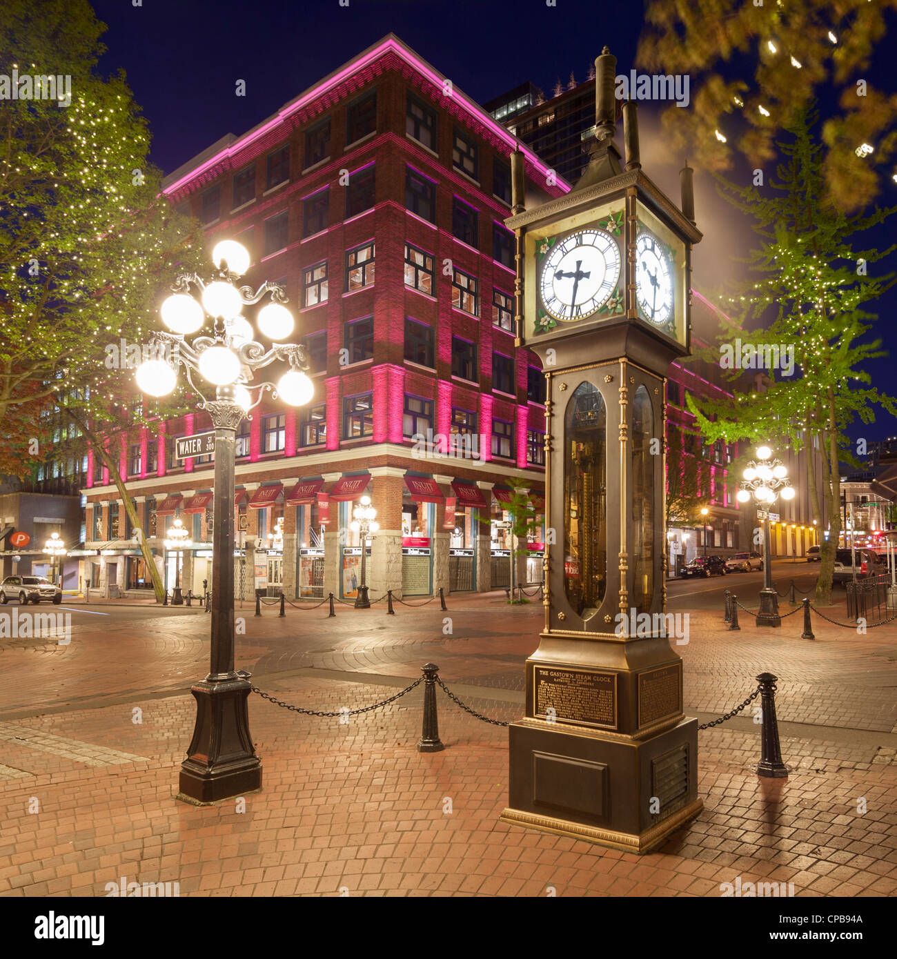 Steam Clock, Gastown, Vancouver Stock Photo - Alamy