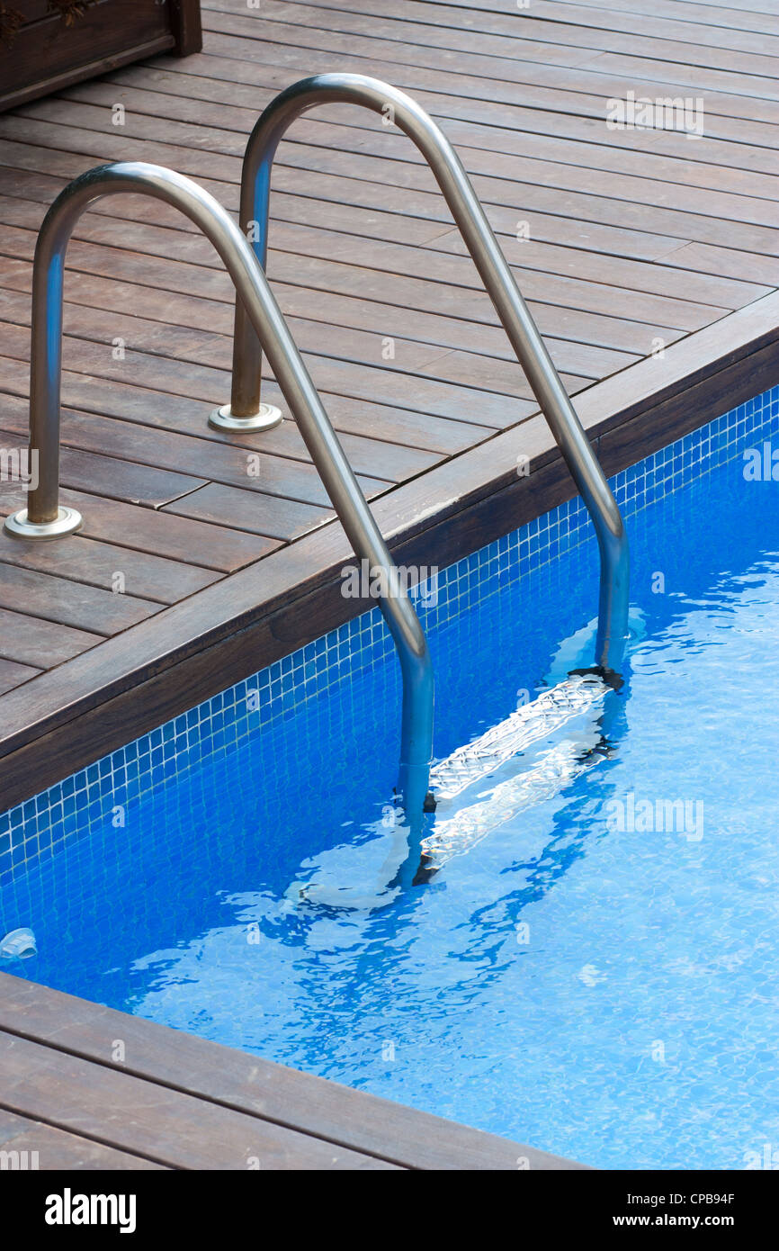 Pool handrail hi-res stock photography and images - Alamy