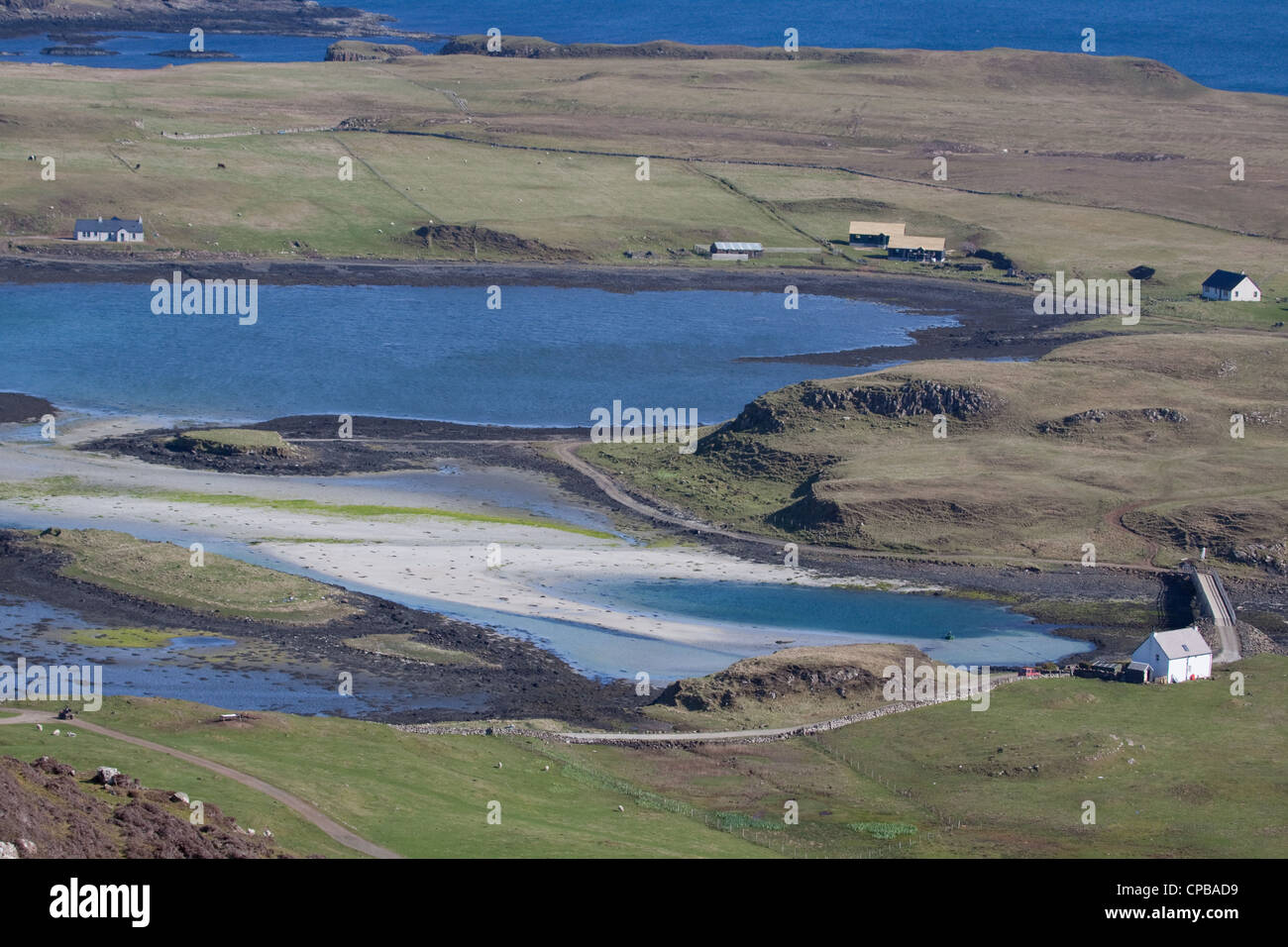 Isle of Sanday off the Isle of Canna in the Small Isles, Scotland Stock ...