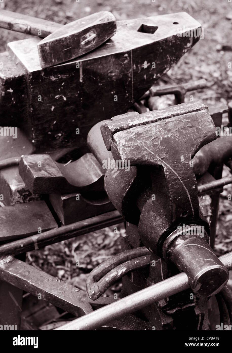Blacksmiths tools hi-res stock photography and images - Alamy