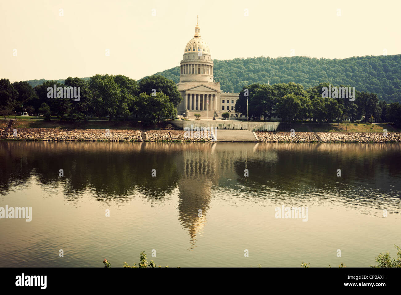 State Capitol Building in Charleston, West Virginia, USA Stock Photo ...