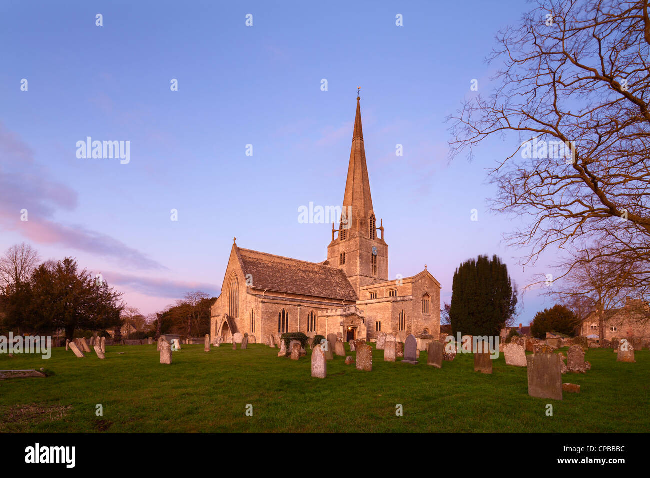 St Mary the Virgin parish church Bampton Stock Photo - Alamy