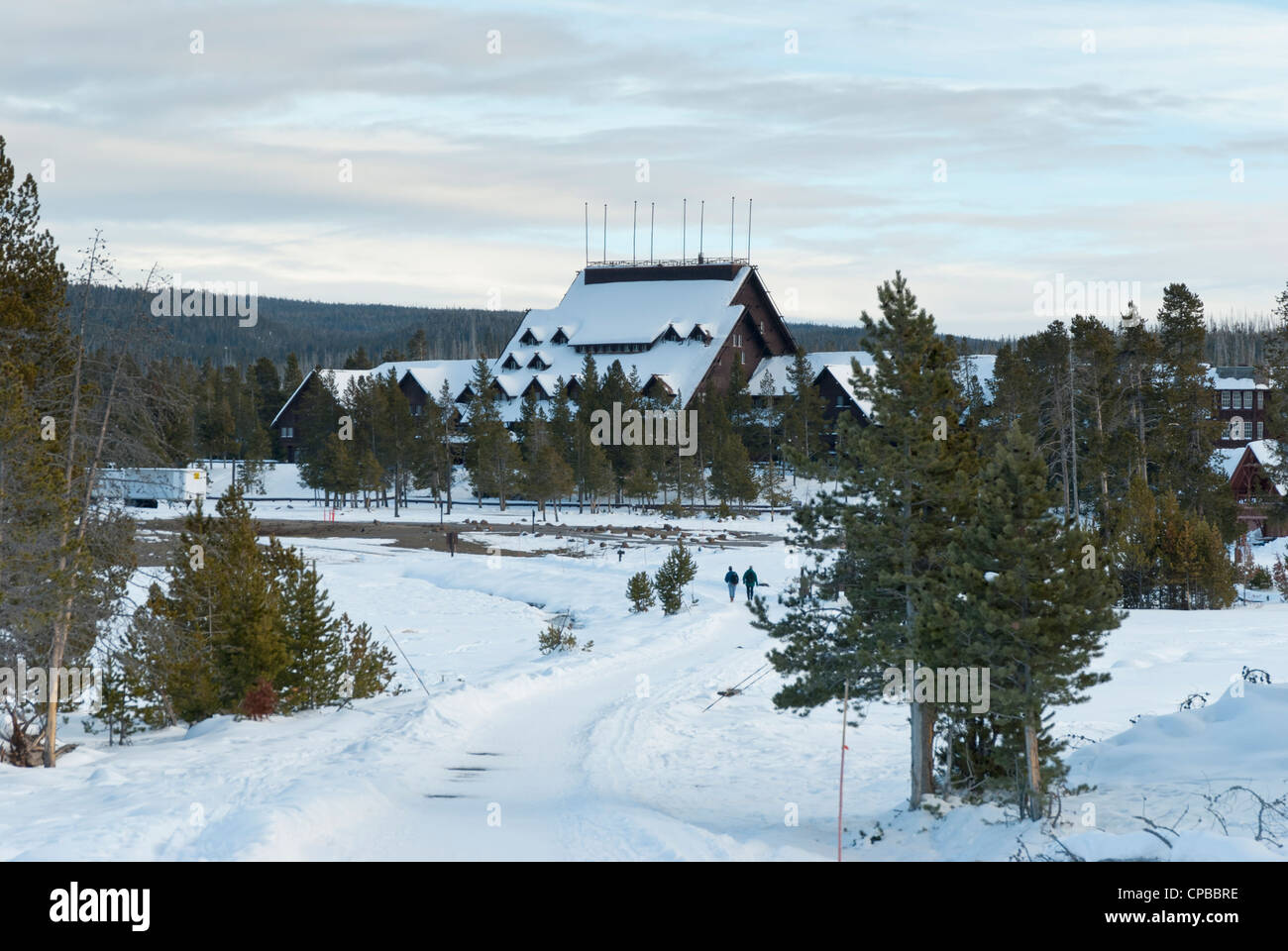 Old faithful inn lodging hi-res stock photography and images - Alamy