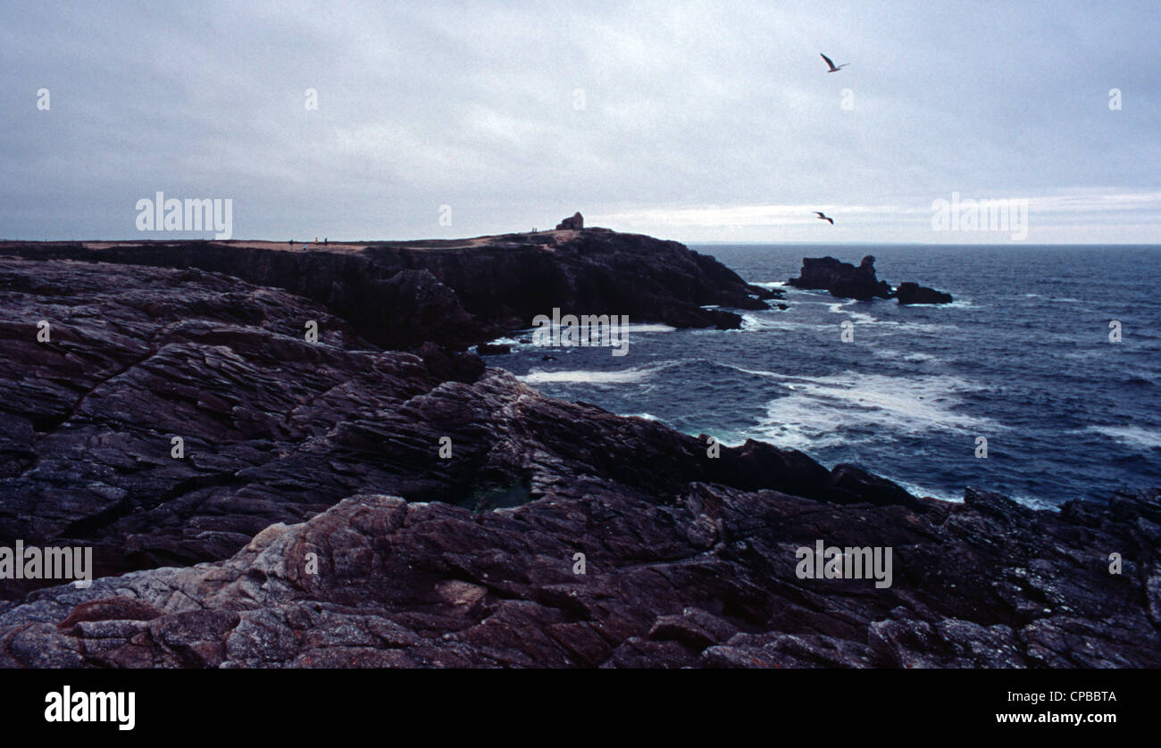 Pointe de Percho, Quiberon Peninsula Stock Photo - Alamy