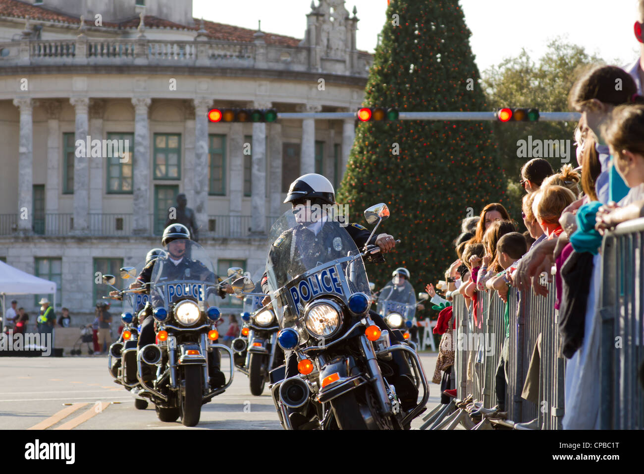 Police bike patrol parade hi-res stock photography and images - Alamy