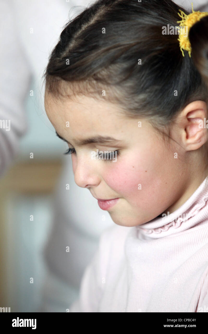 Beautiful brunette demure hi-res stock photography and images - Alamy