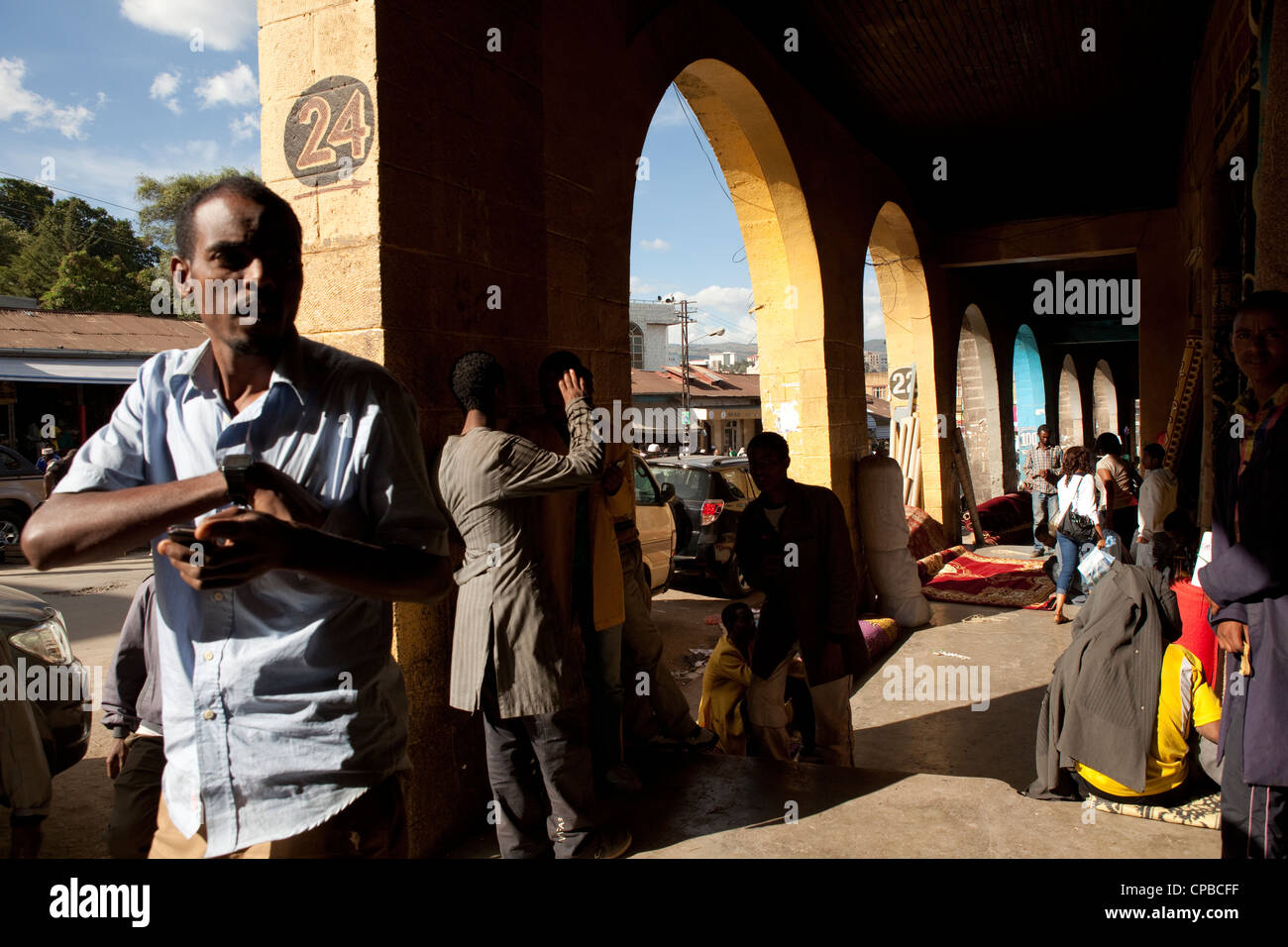 Merkato - Downtown Addis Ababa, Ethiopia Stock Photo - Alamy