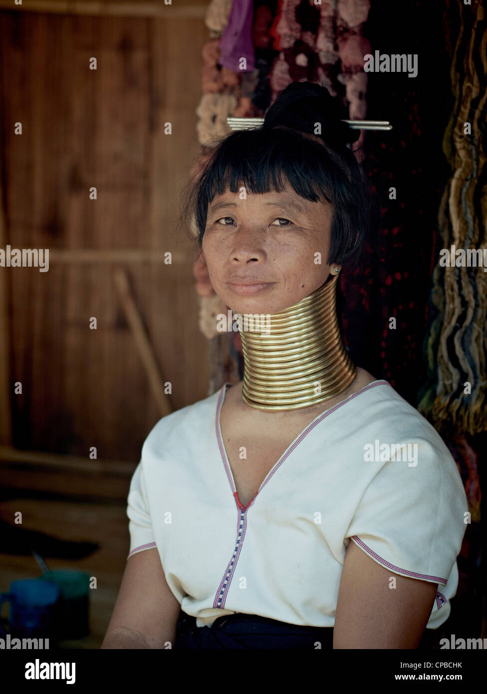 Long neck Thailand. (Kayan) hill tribe woman of Northern Thailand ...